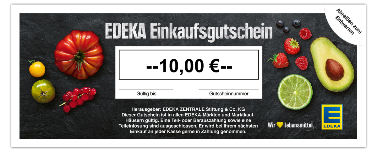 EDEKA Einkaufsgutschein ab 2,50€ bis 50€ online bestellen | EDEKA B2B ...